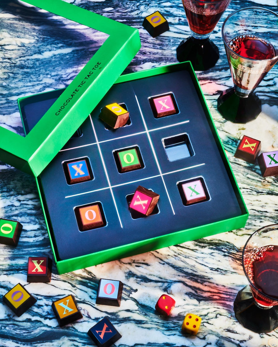 Edible Chocolate Tic Tac Toe Game Gift Box