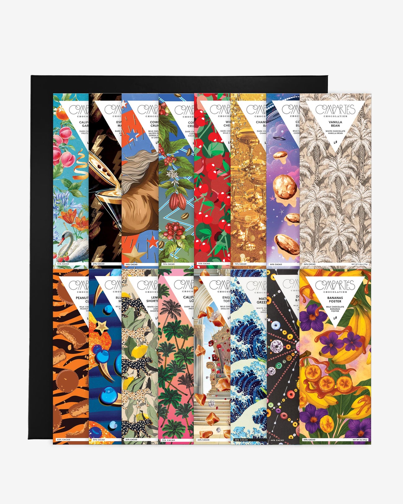 Luxury 16 Chocolate Bar Gift Set - Designer Bars