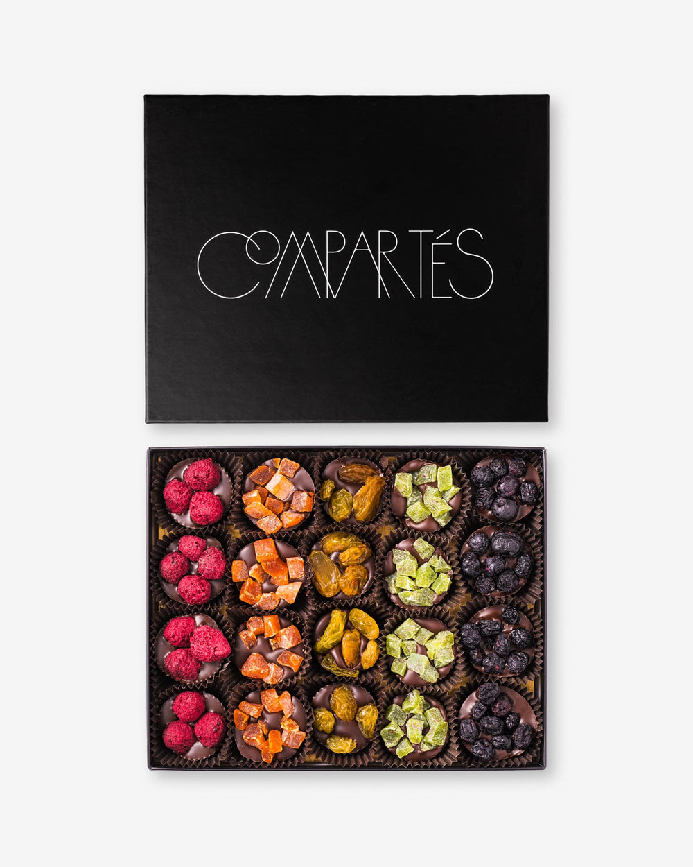 Fruit Clusters Vegan Chocolate Gift Box | Compartés