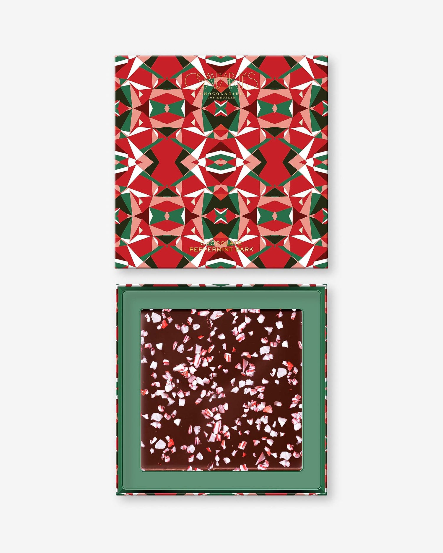 Peppermint Bark Breakable Chocolate Gift Box | Compartes