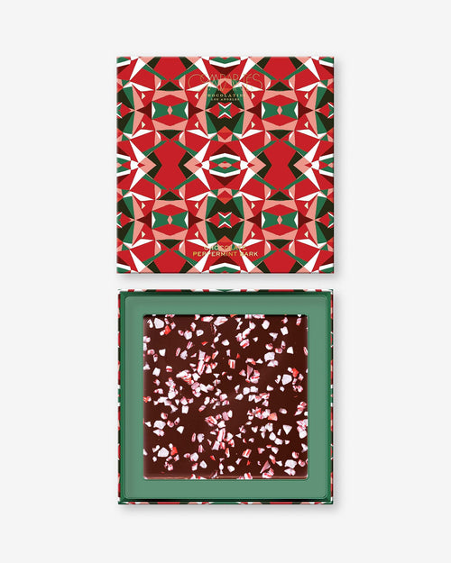Peppermint Bark Breakable Chocolate Gift Box | Compartes