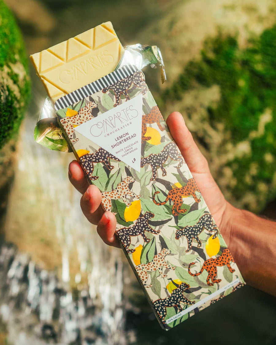 Lemon Shortbread Chocolate Bar | Compartes