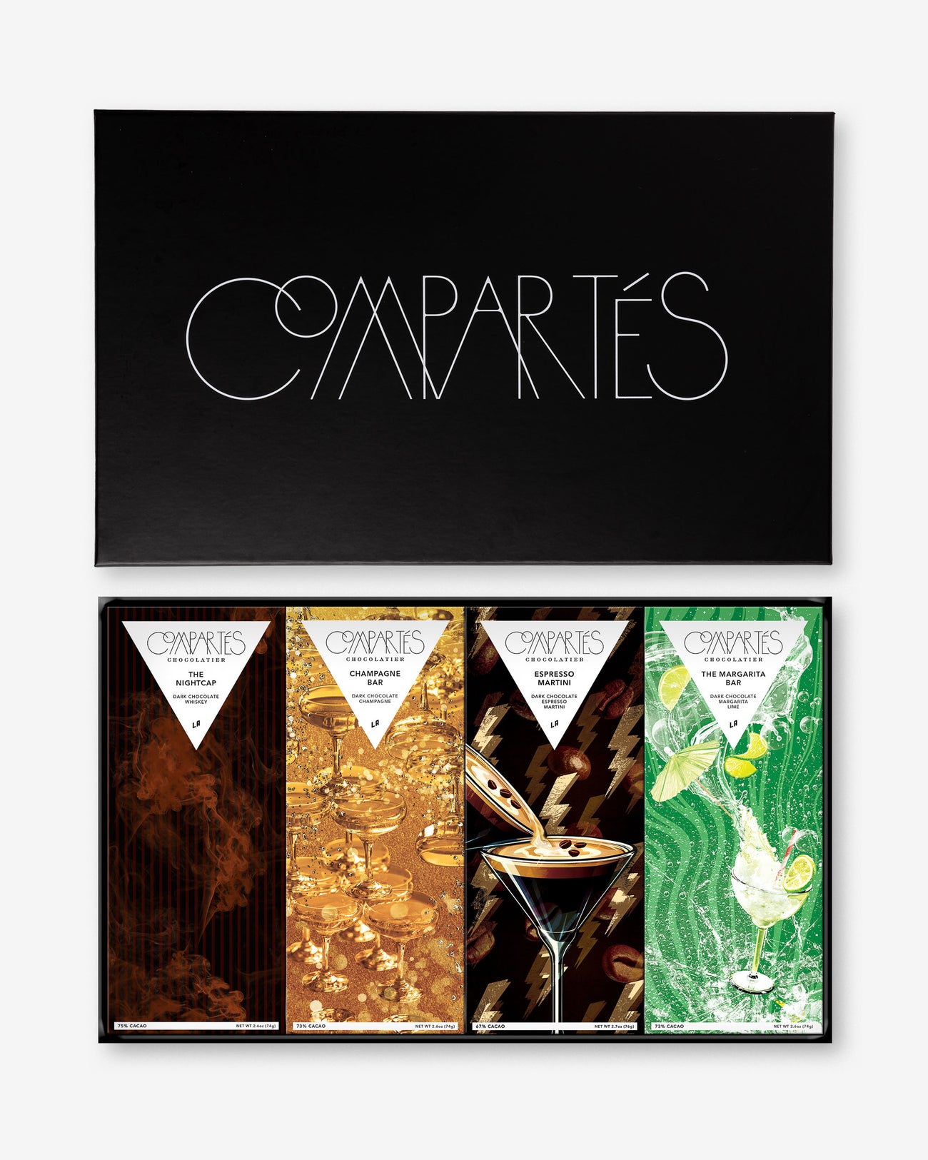 Boozy Chocolate Bars Gift Box | Compartés
