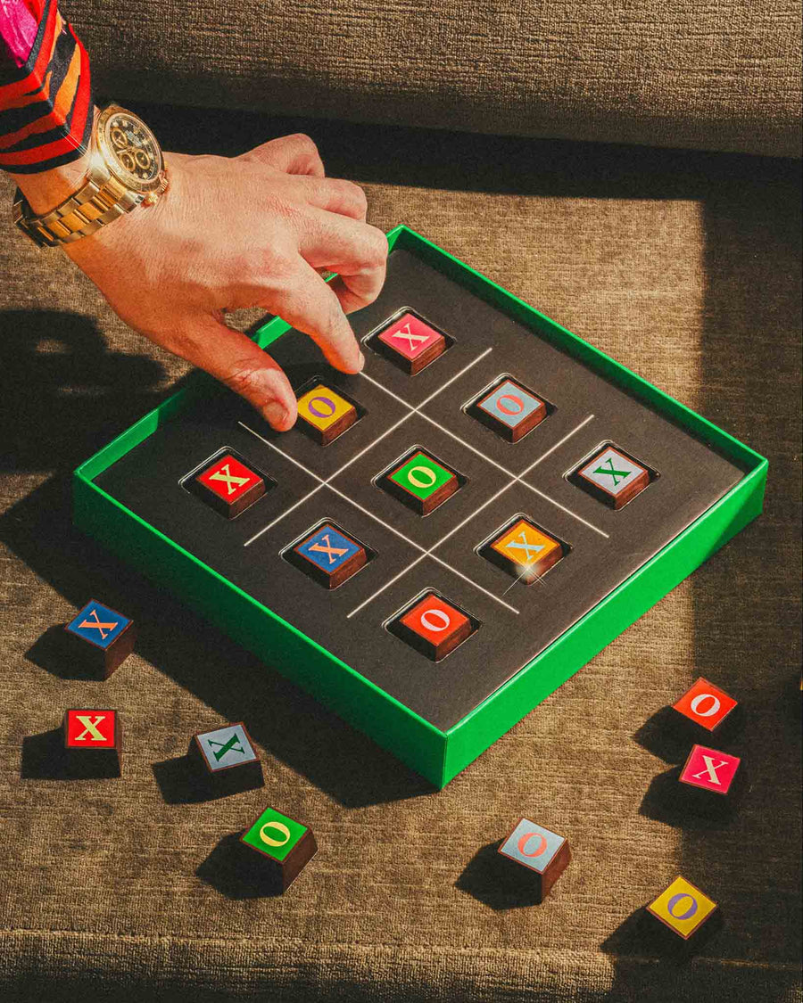 Edible Chocolate Tic Tac Toe Game Gift Box