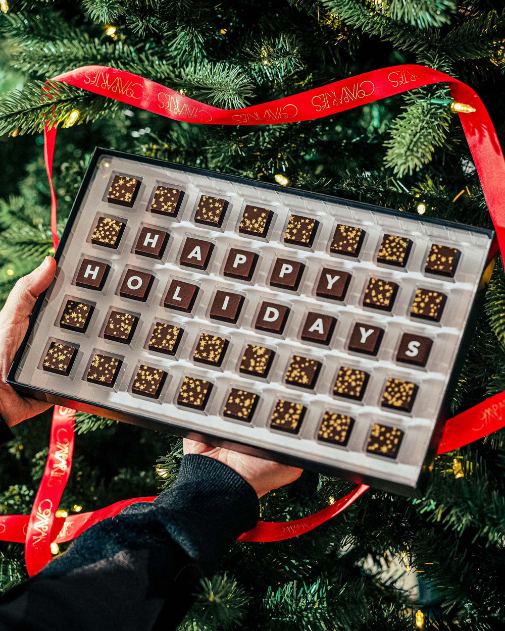 Holiday Food Gifts | 40 Piece Chocolate Gift Box | Compartés
