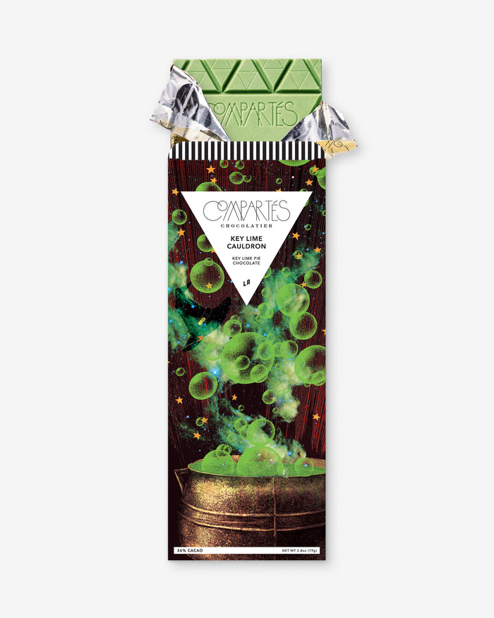 Halloween Chocolates | Gourmet Key Lime Chocolate Bar