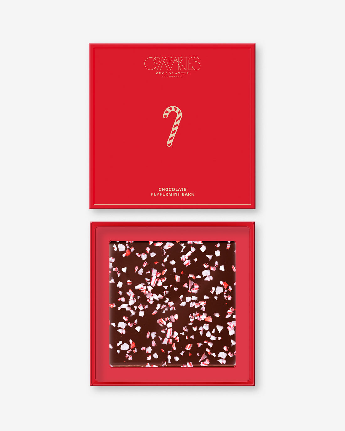 Peppermint Bark Breakable Chocolate Gift Box | Compartes