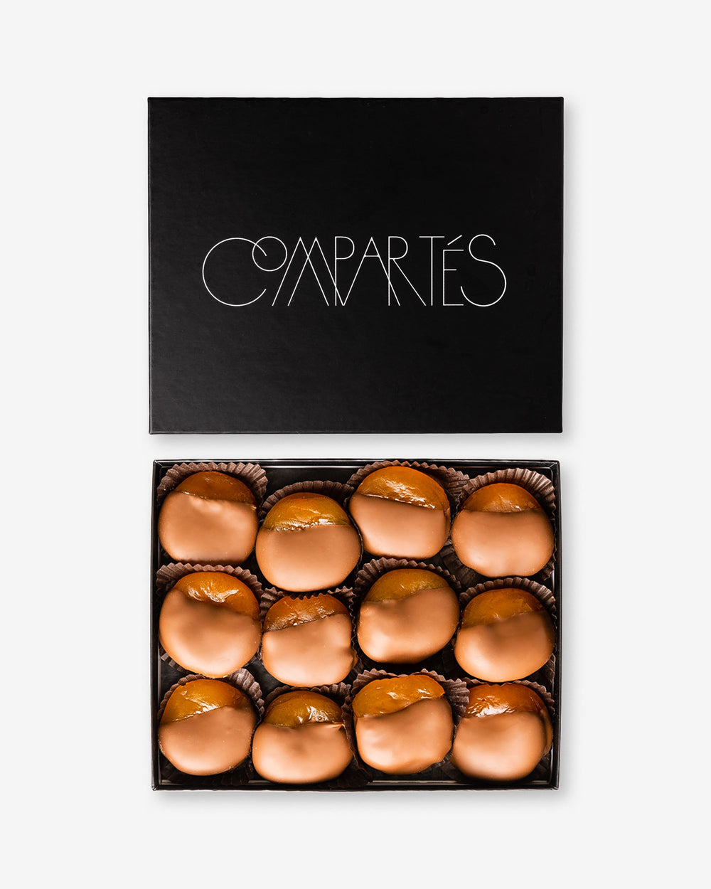 Milk Chocolate Dipped Apricots | Compartes