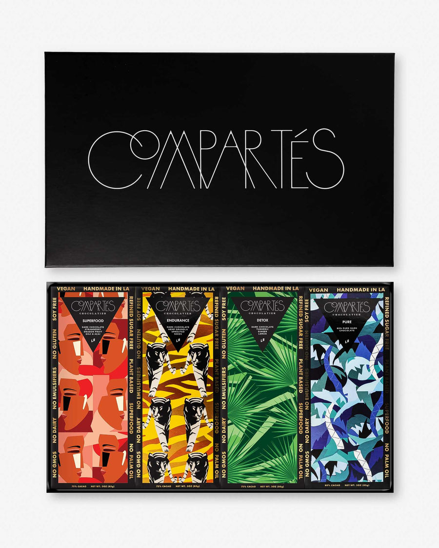 Vegan 4 Chocolate Bar Gift Set | Compartes